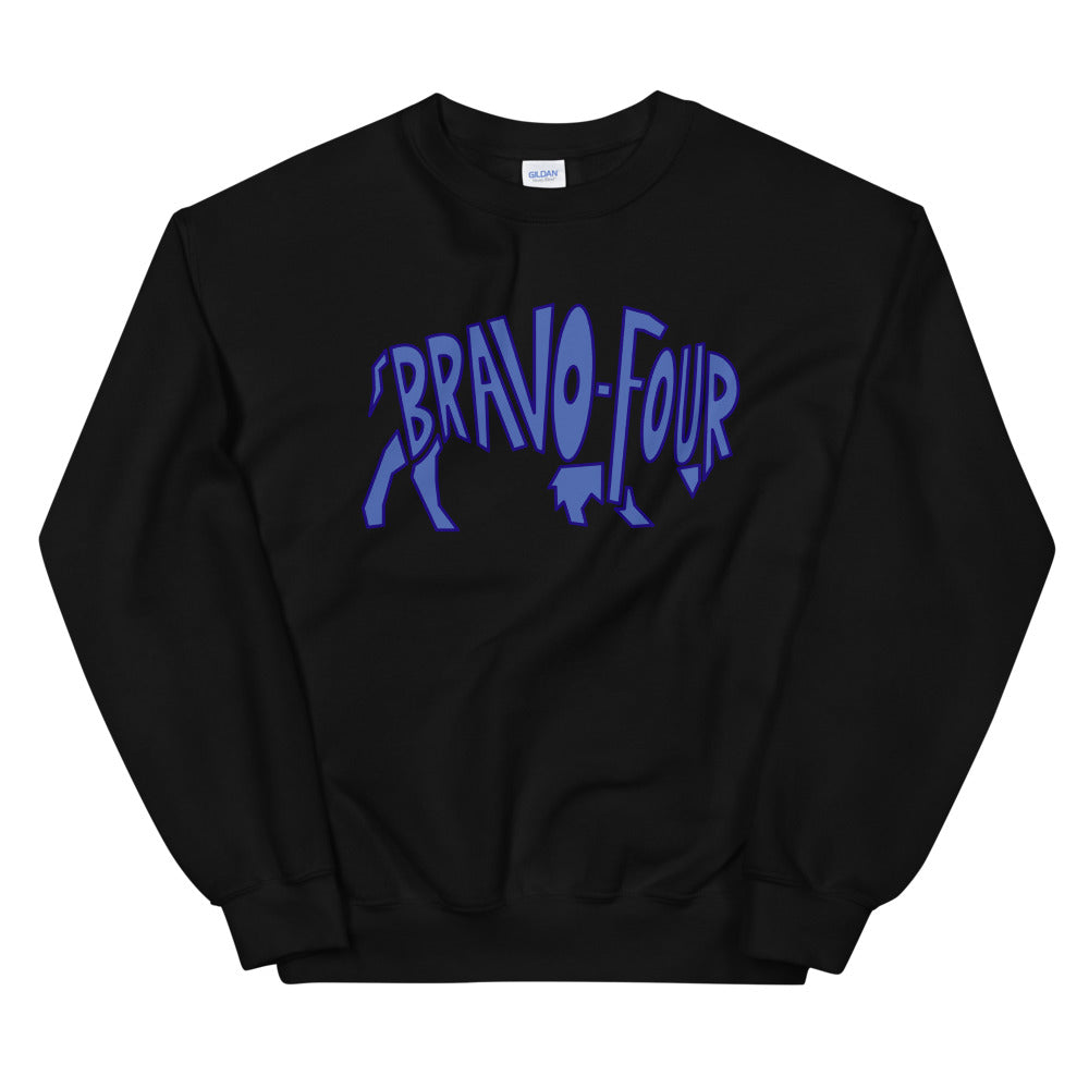 Bravo Four Shaped Logo Crew Neck – B4 Buffalo Store