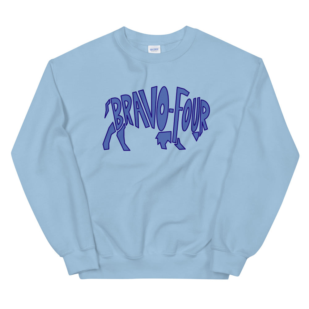 Bravo Four Shaped Logo Crew Neck – B4 Buffalo Store