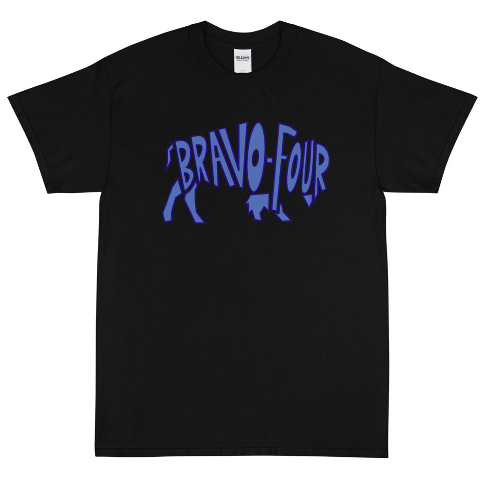Bravo Four Shaped Logo Short Sleeve Tee – B4 Buffalo Store